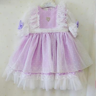 China Het purpere Toevallige Katoen van Dress Boutique 100% van de Kleurenprinses Te koop