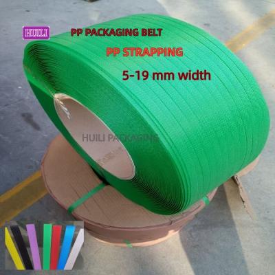 China 100% New Polypropylene PP Strapping 5-19mm Transparent PP PET Packaging Strapping for Automatic Strapping Machine for sale