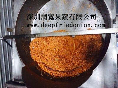 Cina Foreign Material Absent Deep Fried Onion Strings No Sugar / Additive in vendita