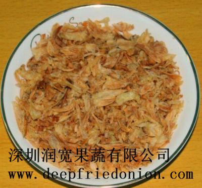 Cina Foreign Material Absent Deep Fried Onion Strings No Sugar / Additive in vendita