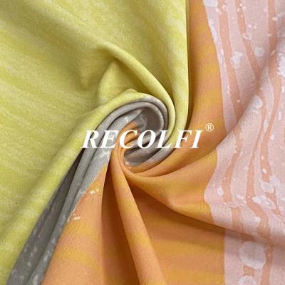Cina il Activewear di 210gsm Upf50 tricotta il vestito di sport della palestra di allungamento di Wicking del tessuto in vendita
