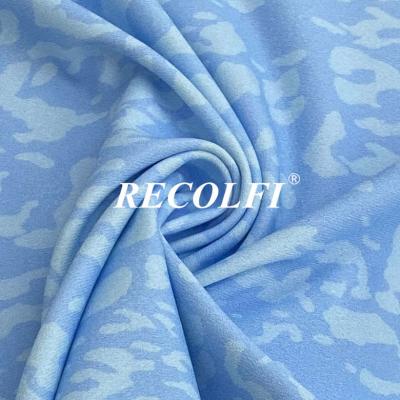 Cina Il leopardo che stampa il Activewear tricotta l'usura uv di yoga della protezione del tessuto in vendita