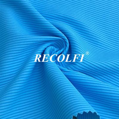 Cina L'anti Activewear costolato statico tricotta le ghette luminose di allungamento di colore del tessuto in vendita