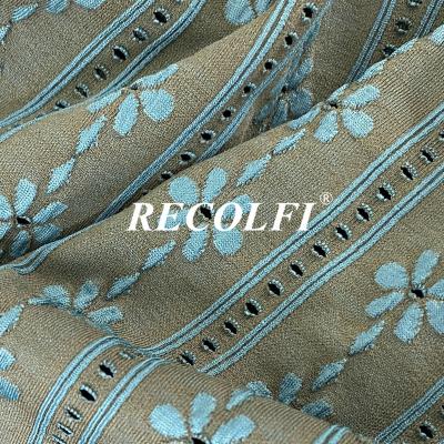 China Anti flor do molde que imprime o nylon atlético verde da tela 77% Repreve do desgaste à venda