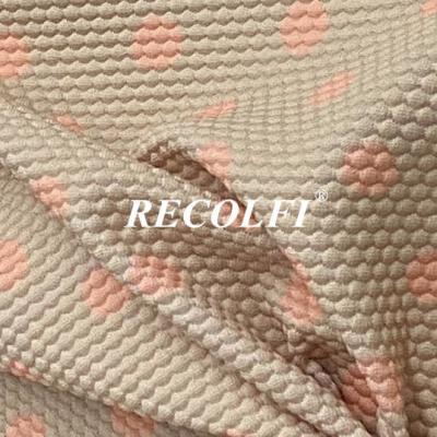 China Van het de Opwarmingskostuum van Pinky Dot Activewear Material Fabric 200gsm het Zweet Absoring Te koop