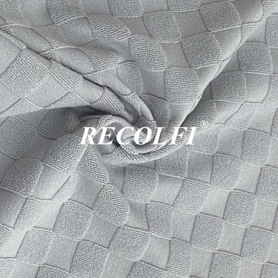 China Breit oceaan Gerecycleerde Activewear Stoffen Uvbescherming het Surfen Kostuum 280GSM Te koop