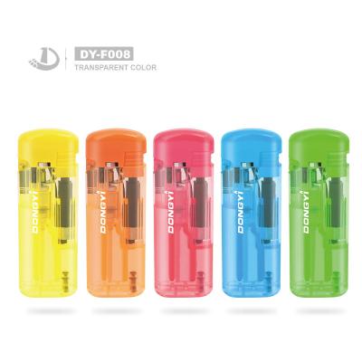 Cina Dongyi EUR Classic Style Flip Windproof Gas Lighter Dy-F008 Torcia in plastica in vendita