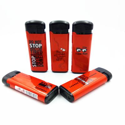 Cina Torcia Dongyi Electric Windproof lighter con ISO9994 Dy-F008 Alta vendita 6.8*2.78*1.3CM in vendita