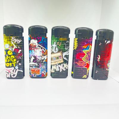 Cina Modello N.O. DY-F008 Accendino elettronico per sigarette a prova di vento di moda con bellissimi disegni in vendita