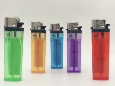 Cina Accendino di pietra trasparente di plastica usa e getta Il prodotto di un produttore cinese di accendini in vendita