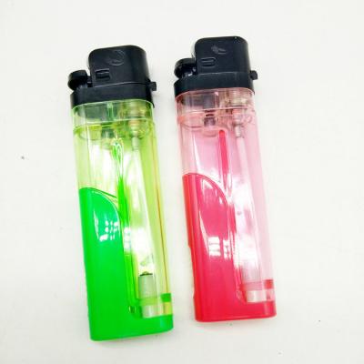 Cina Dimensioni originali 80*23.7*11.8mm Disposable Flint Lighter LED Dy-F80 in vendita