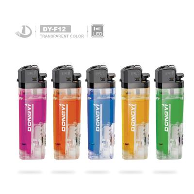 Cina Modello NO. DY-F12LED Accuratamente realizzato dai progettisti LED Flint Competitive Lighter in vendita