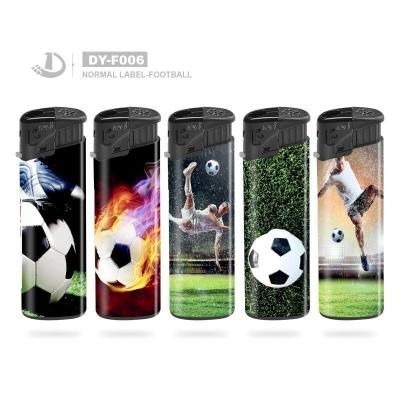 Cina Modello N.O. DY-F006 US 0.03/pezzo in Europa Mercato Gas Windproof Electronic Lighter in vendita
