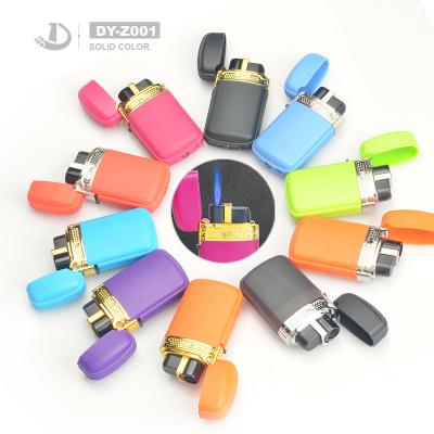 Cina 2022 Nuovo stile Flip Turbo Windproof Ricaricabile accendino a gas con cultura tradizionale opera cinese in vendita