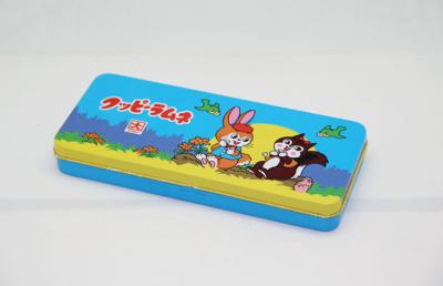 Cina Gli studenti/bambini rinchiudono i contenitori di stoccaggio rettangolari della latta con lo scoiattolo sveglio in vendita