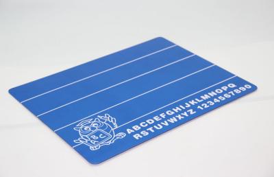 China De Onderleggers voor glazen van het de Raadsmetaal van het Buleblik, Rechthoekige Onderleggers voor glazen voor Lijst PC Te koop