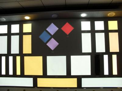 Cina Luce sospesa SMD3014 dello schermo piatto LED con telecomando per gli hotel in vendita