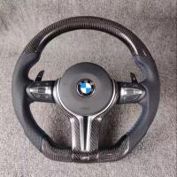 Quality True Carbon Fiber 44*44*25 Steering Wheel Assembly Set for Bmw M2/M3/M4/M5/M6 Racing for sale