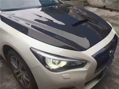 Κίνα Ινφίνιτι Q50 Q50L Τροποποιημένη ίνα άνθρακα Στυλ B Κάλυψη τρύπας ανοίγματος Αληθινή σειρά άνθρακα προς πώληση