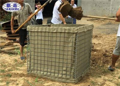 중국 SX9 모래 Fileld HESCO 방어적인 장벽/Geotextile는 Gabion 군 장벽을 일렬로 세웠습니다 판매용