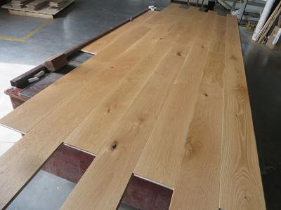 China Natural Oiled Oak 2 Layers Engineered Wood Flooring, Width 165MM en venta