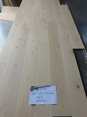 Chine ABCD Plus Grade Oak Engineered Timber Flooring To Australia, Unfinished à vendre