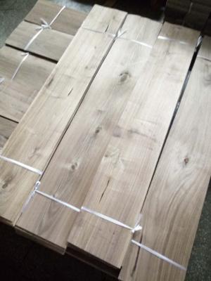 China American Walnut flooring veneers; Walnut top layer for flooring, black walnut lamellas for engineered floors for sale