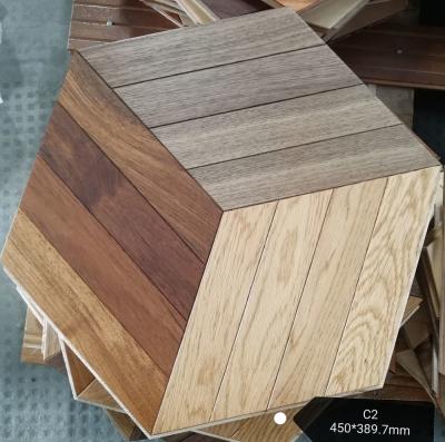 China La madera del hexágono dirigió el suelo del entarimado con diversos estilos y mezcló el bosque en venta