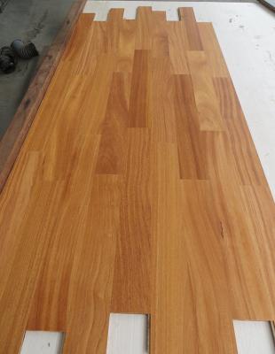 China 2 Layers Doussie Engineered Wood Flooring, natural lacquer, square edge for sale