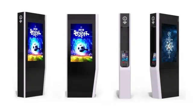 55-inch Capacitive Touch Screen Kiosk display in use
