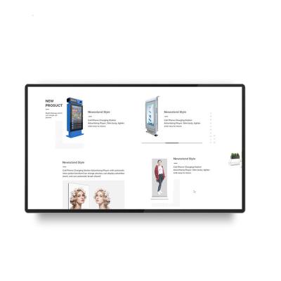 중국 디지털 신호 AC100V 300 cd/m2 벽은 49 55 65 인치 RK3288 메인 보드를 탑재했습니다 판매용
