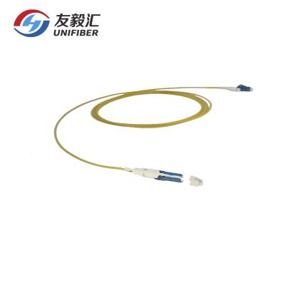 China Hochdensitätslösung CS bis LC Uniboot Glasfaserpatchkabel zu verkaufen