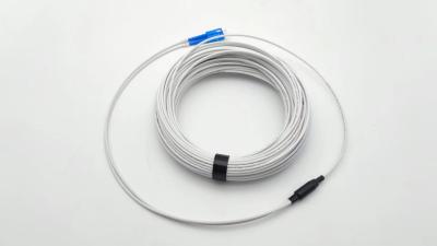 중국 FTTH SM G657A2 SC/APC-SC/APC 2 코어 파이버 드롭 패치 케이블 흰색 30M 판매용