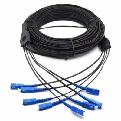 중국 탈주 섬유 광학적인 접속 코드 4 핵심 Sc 연결관 Ftth 헝겊 조각 지도 판매용