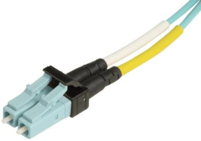 China Fibra do duplex de MSFP alto densidade multimodo ótico do cabo de remendo 10G da mini LC OM3 à venda
