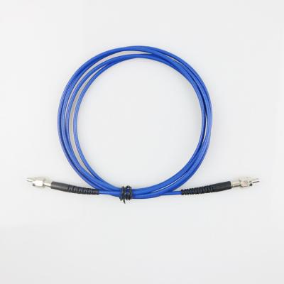 China SMA zu gepanzerte Faser-optischem Verbindungskabel Singlmode-Simplexbetrieb SMA, 3.0mm LSZH Jacke zu verkaufen