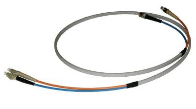 중국 편평한 쌍둥이 LSZH Ruggedized 섬유 헝겊 조각은 여분 힘/내구성으로 지도합니다 판매용