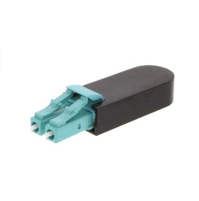 중국 PVC/LSZH 재킷 섬유 광학적인 접속 코드 LC OM3 50/125um 다중 상태 루프백 단위 판매용