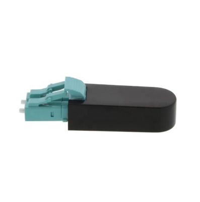 중국 PVC/LSZH 재킷 섬유 광학적인 접속 코드 LC OM3 50/125um 다중 상태 루프백 단위 판매용
