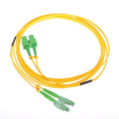 중국 OS2 단일 모드 광학 섬유 케이블 접속 코드 PVC/LSZH LX.5 APC-SC APC 9/125um 판매용