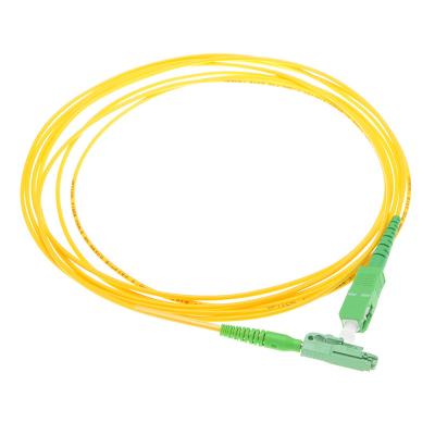 중국 OS2 단일 모드 광학 섬유 케이블 접속 코드 PVC/LSZH LX.5 APC-SC APC 9/125um 판매용