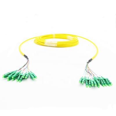 중국 리본은 전 재킷 다 섬유 케이블 단일 모드 12 핵심 LC/APC-LC/APC LSZH를 종결했습니다 판매용