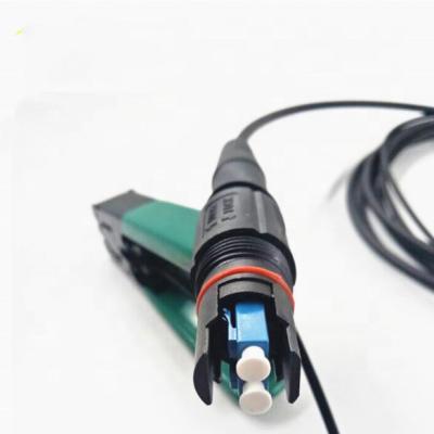 China Duplex LC To LC Fiber Optic Patch Cord Field Installable Corning Optitap H Connector for sale