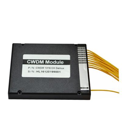 China Canal grueso del módulo 1310~1470nm 16 del multiplexor CWDM de la división de la longitud de onda de Mux Demux en venta