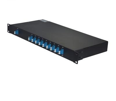 China Módulo dual del multiplexor 1470nm~1610nm CWDM Mux Demux de la división de la longitud de onda de la fibra en venta