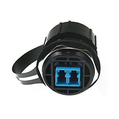 China Adaptador en línea del tabique hermético del recinto ODVA SC/LC/MPO IP67 de Fiberhub en venta