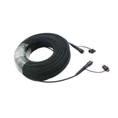 China Fibra pre connectorized do fio de gota do SC do revestimento IP67 huawei de G657A1 LSZH cabo de remendo ótico da mini à venda
