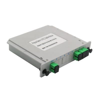 China FTTH Solutions 1x3 1x6 SC/APC Fiber Optic Splitter for sale