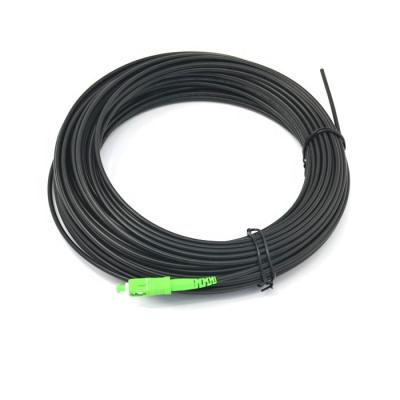 중국 단일모드 FTTH G657A1 SC / 자동 위상 조정 30M 드롭 케이블 패치 코드 판매용