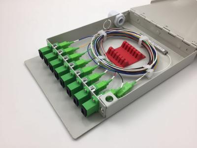 4/6/8은 0.9 um 땋아 늘인 머리 SC APC FTTH 섬유 단자 박스를 공동을 만듭니다